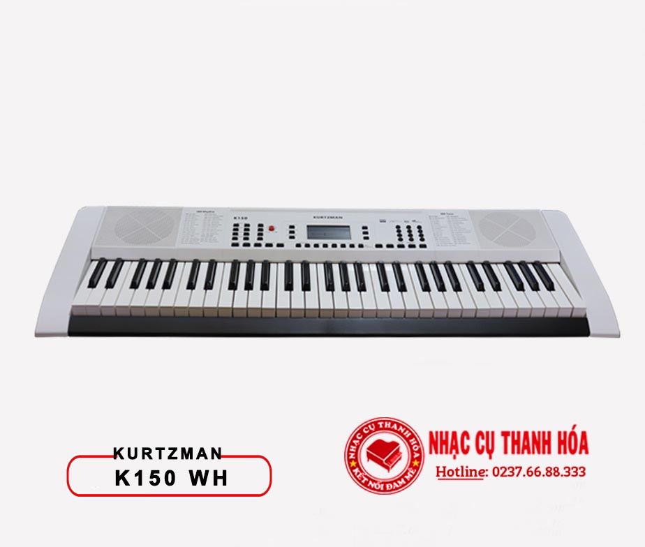 ĐÀN ORGAN KURTZMAN K150 (MÀU TRẮNG) - Đại lý Piano Thanh Hóa - Tổng Kho ...